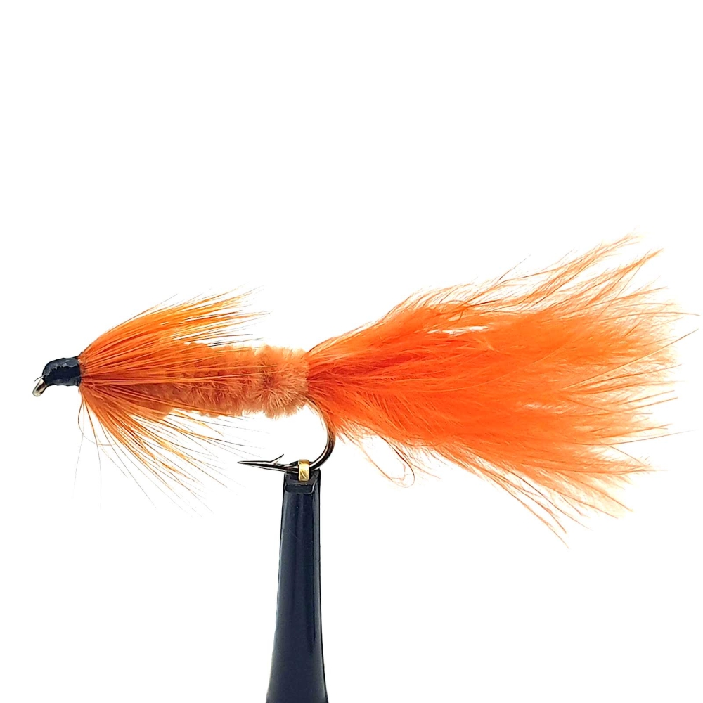 Tadpole Orange Trout Fly (12 Pack) - Dennett Outdoor Ltd